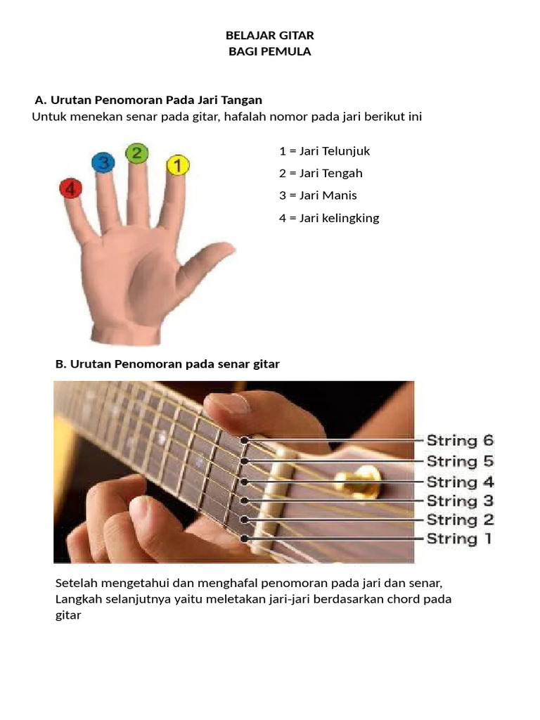 Belajar Gitar | PDF