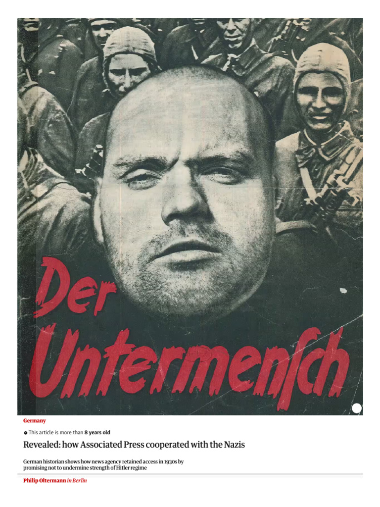 Revealed - How Associated Press Cooperated With The Nazis - Germany ...