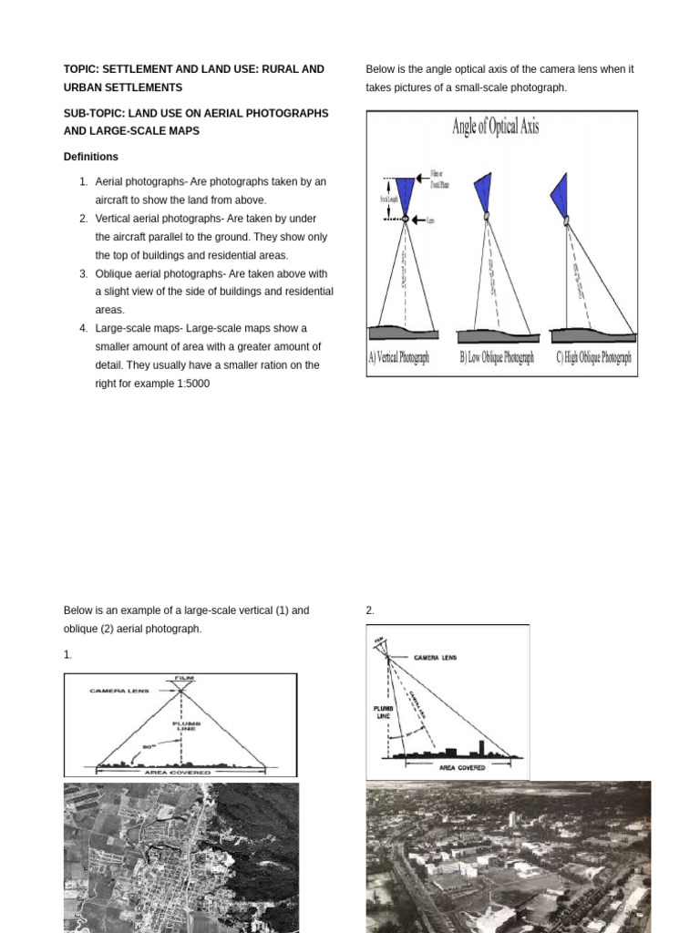 Settlement and Land Use | PDF