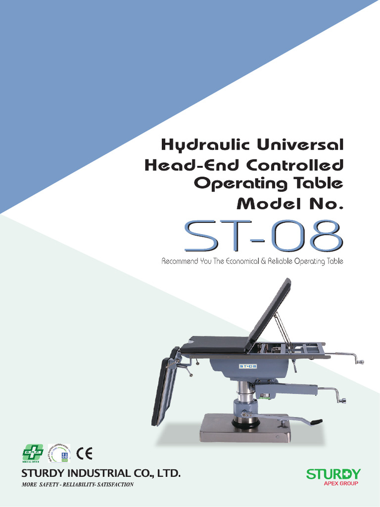 Operating_table New -ST-08_2018 | PDF