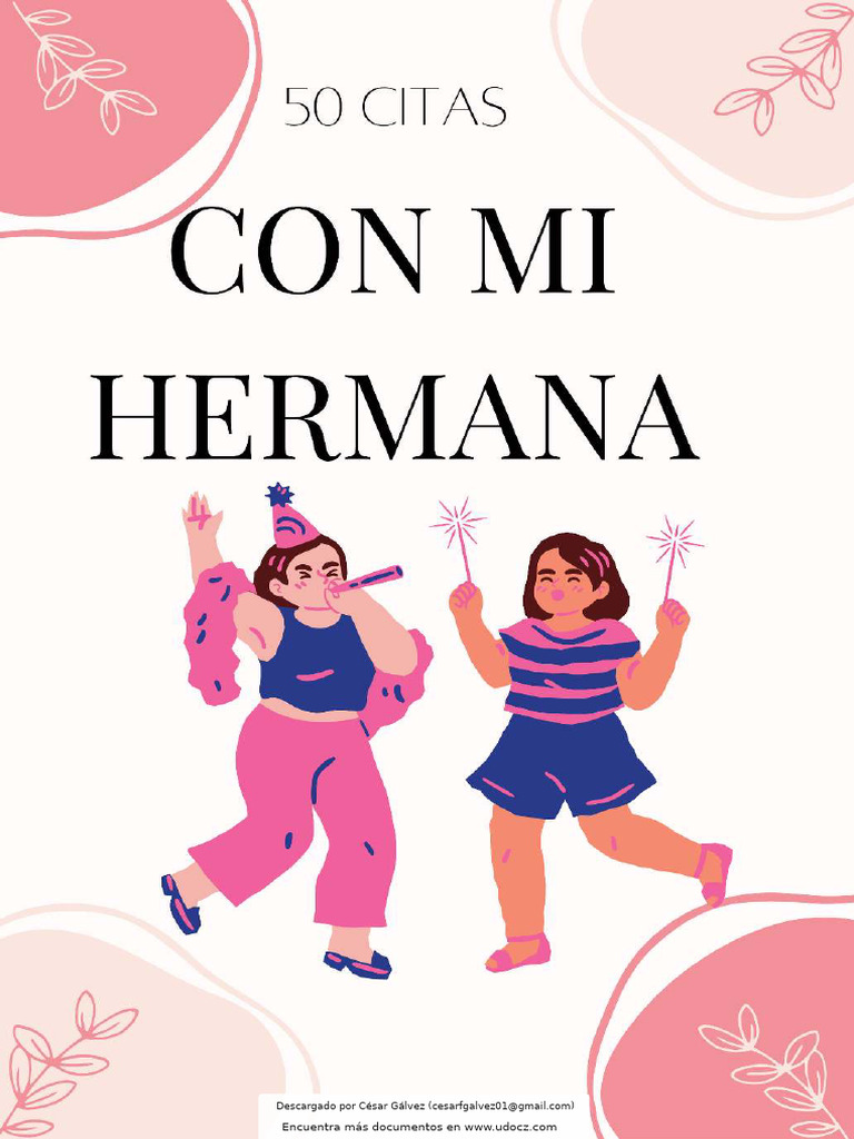 50 Citas Con Mi Hermana | PDF