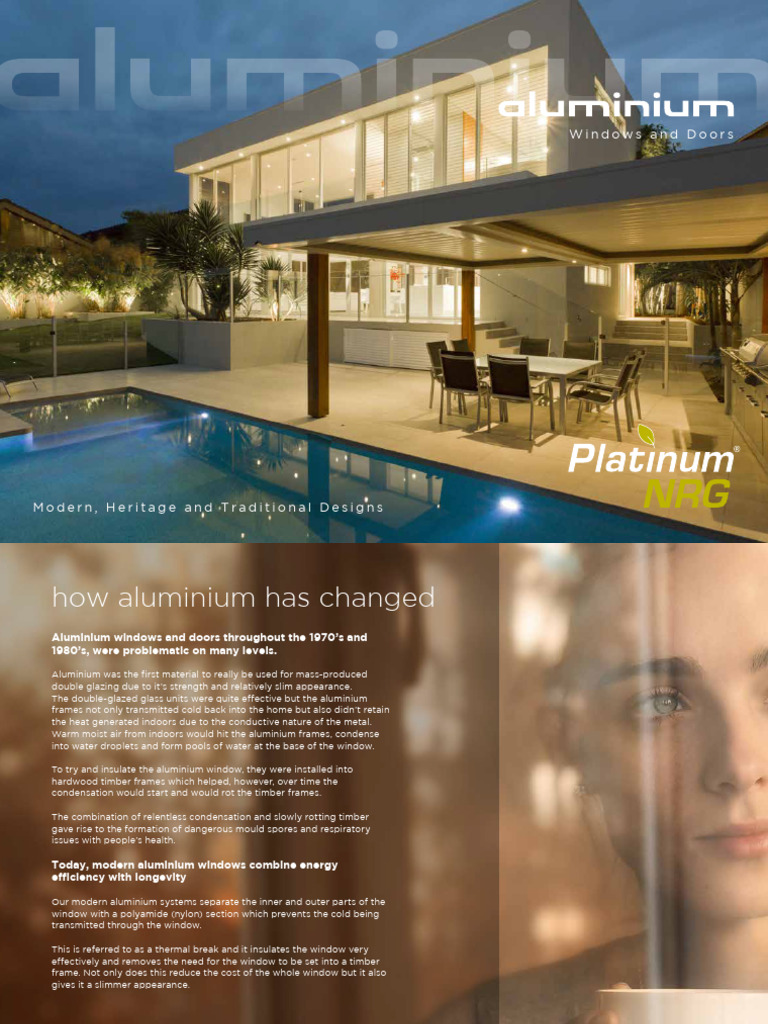 NRG®-Aluminium-Brochure-2nd-Edition-Revision-3 | PDF | Window | Door
