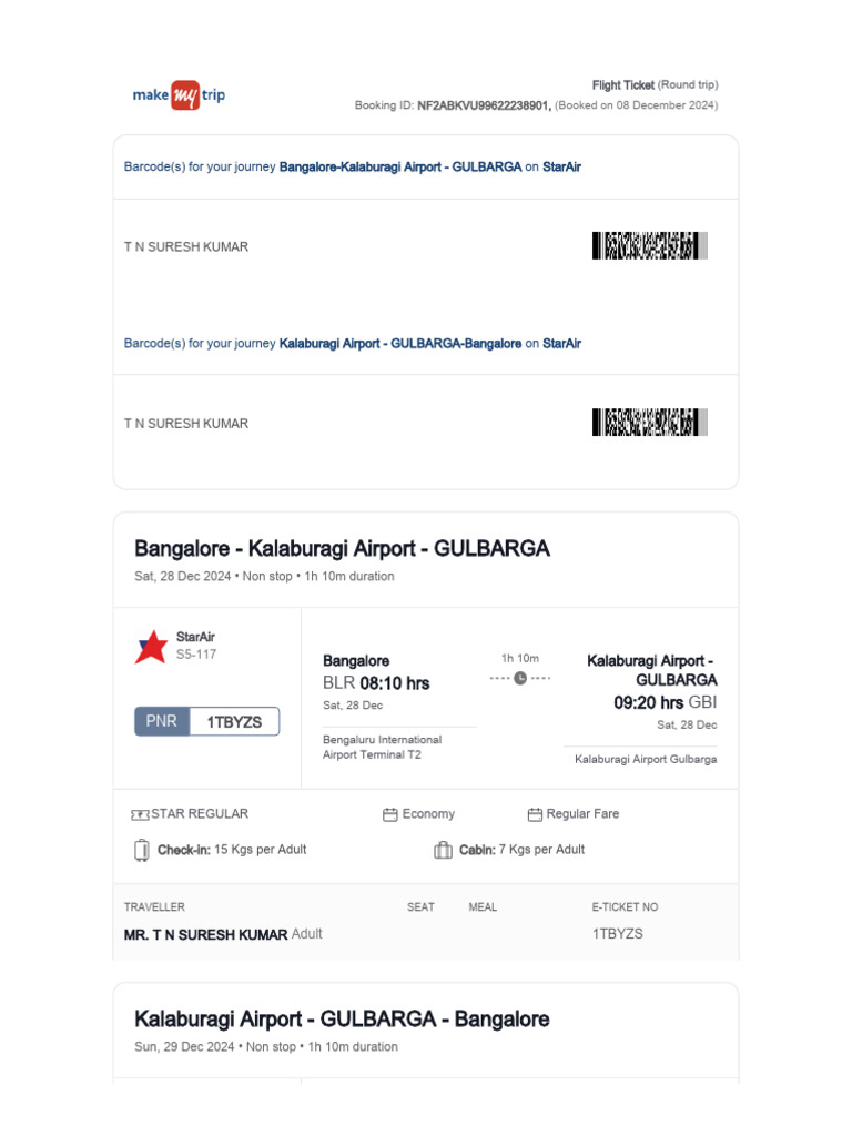 ETicket NF2ABKVU99622238901 | PDF | Identity Document | Transport