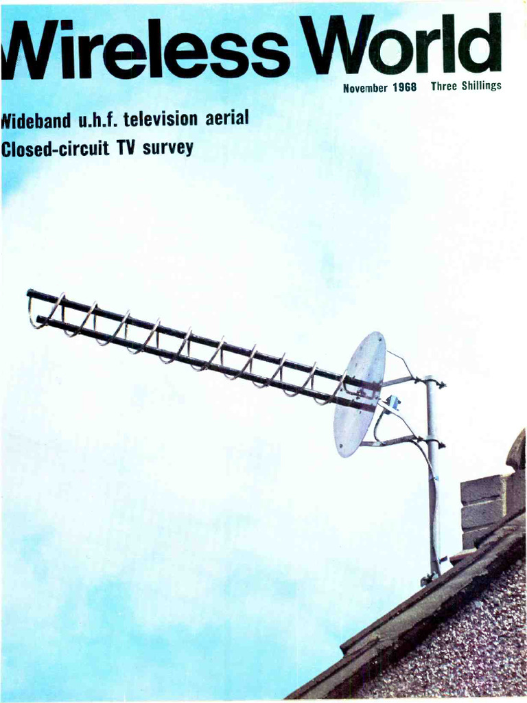 Wireless World 1968 11 | PDF | Antenna (Radio) | Coaxial Cable