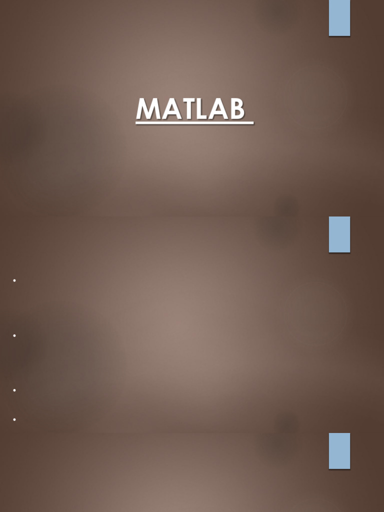 Getting Started With MATLAB | PDF