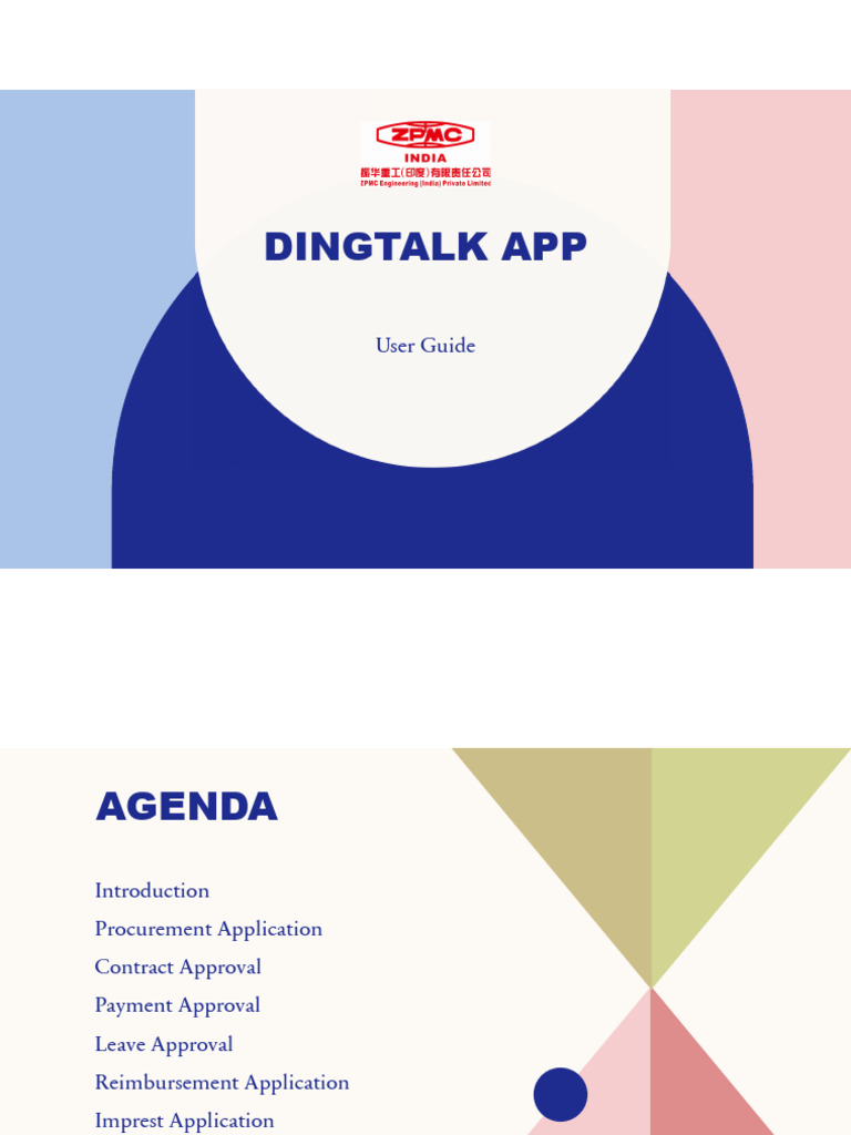 DingTalk User Guide | PDF | Payments | Procurement