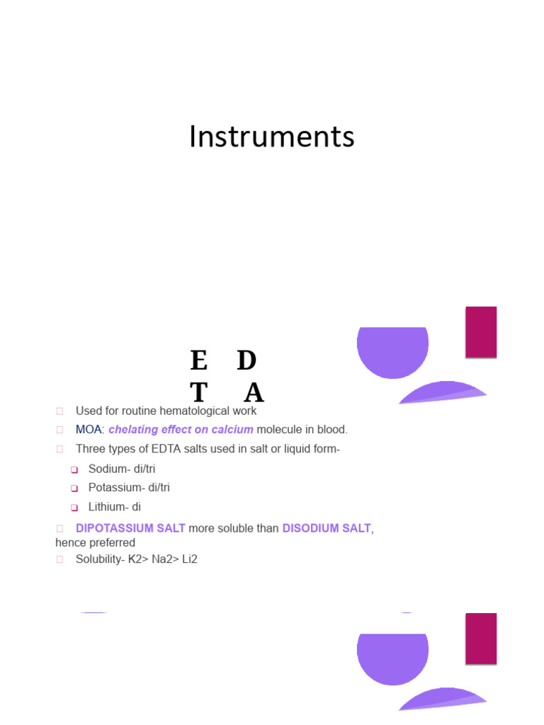 Instruments of Pathology | PDF | Coagulation | Thrombus