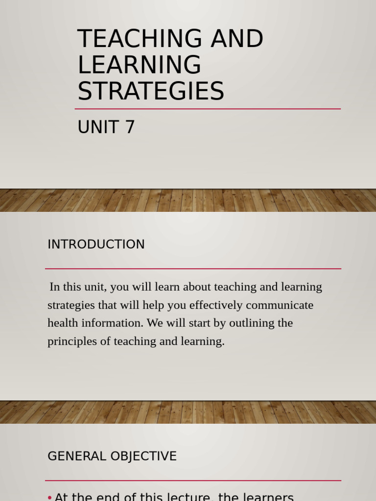 UNiT 7-1 | PDF | Learning | Learning Styles