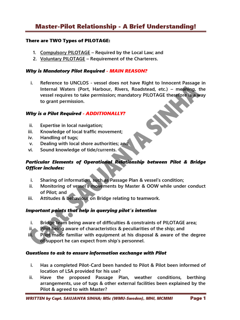 11 Master-Pilot | PDF