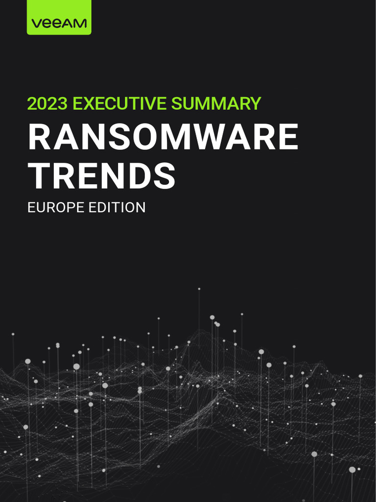 Ransomware Trends Executive Summary Europe | PDF | Backup | Insurance