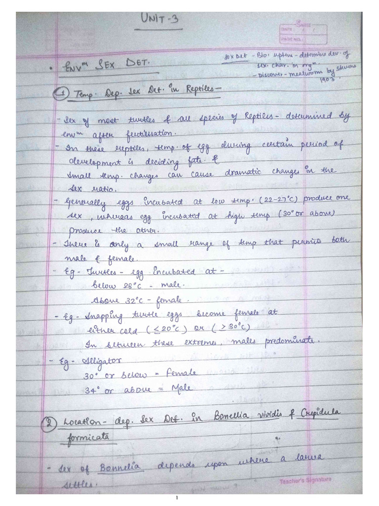 Unit 3 Genes Differentiation | PDF
