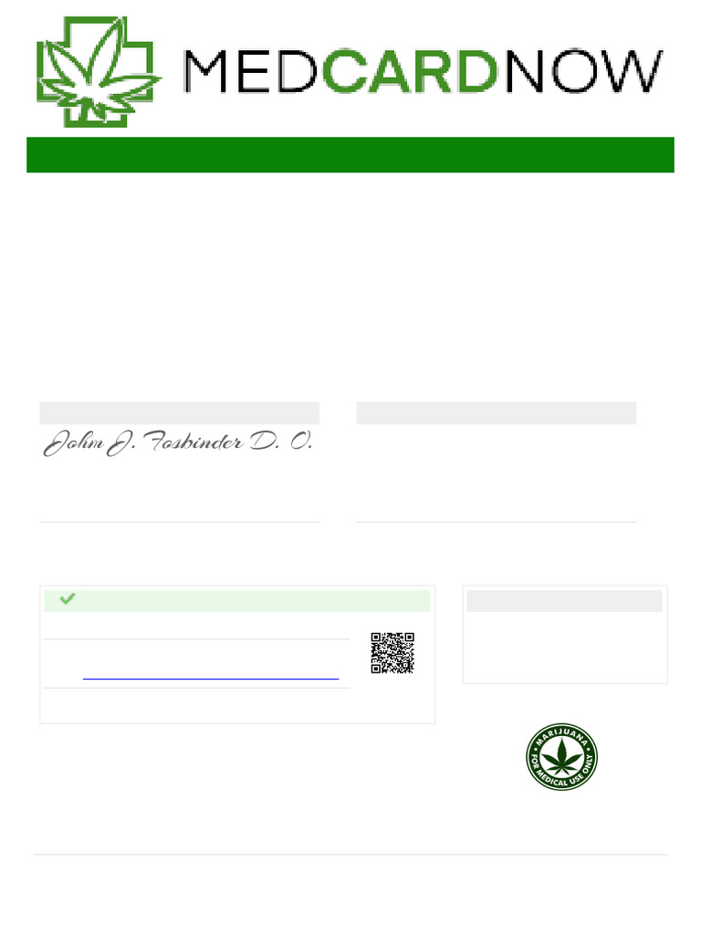 Medical Cannibas Example | PDF | Cannabis (Drug) | Medical Cannabis