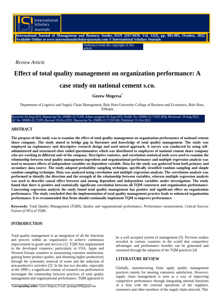 effect-of-total-quality-management-on-organization-performance-a-case-study-on-national-cement ...