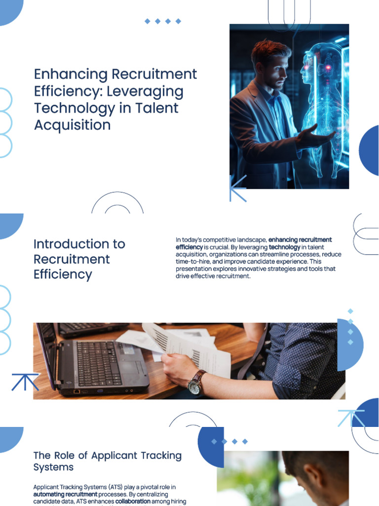 Slidesgo Enhancing Recruitment Efficiency Leveraging Technology in Talent Acquisition ...