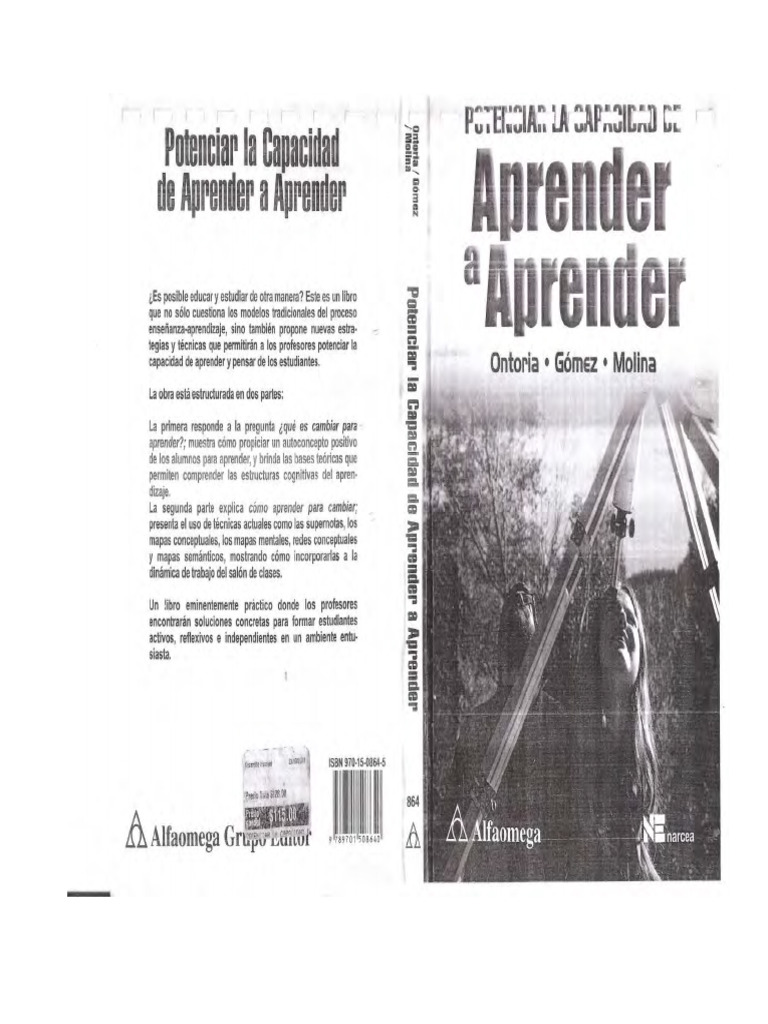 Aprender A Aprender Ontoria Gomez Molina | PDF