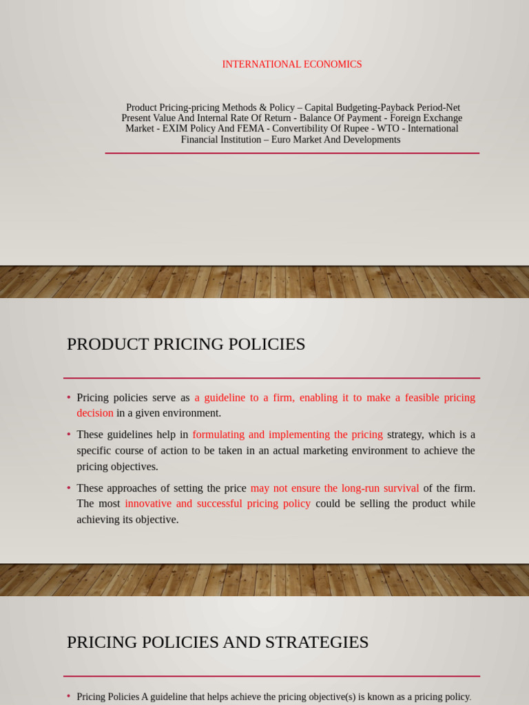 Unit-3 International Economics | PDF | Futures Contract | World Trade ...