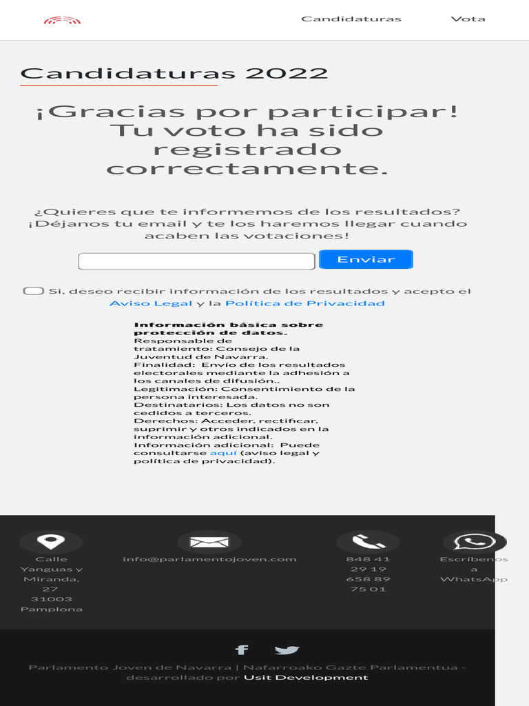 Candidaturas 2022 | PDF