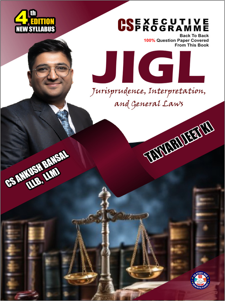 Jigl New by Cs Ankush Bansal | PDF | Jurisprudence | Natural Law