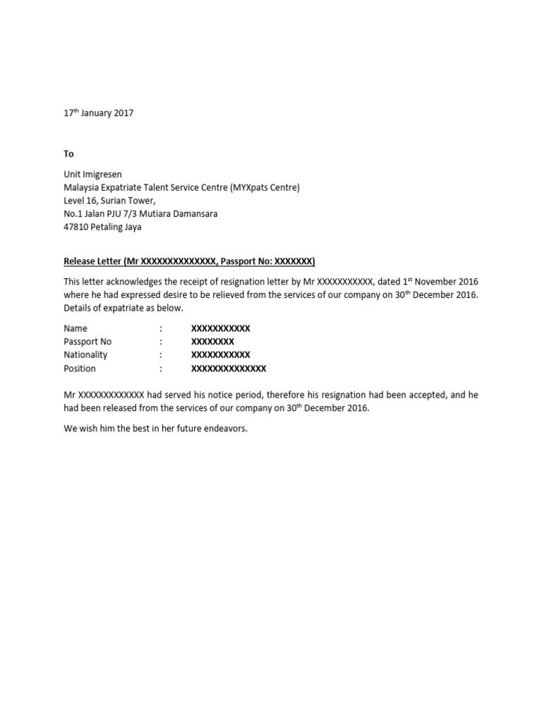 Release Letter | PDF
