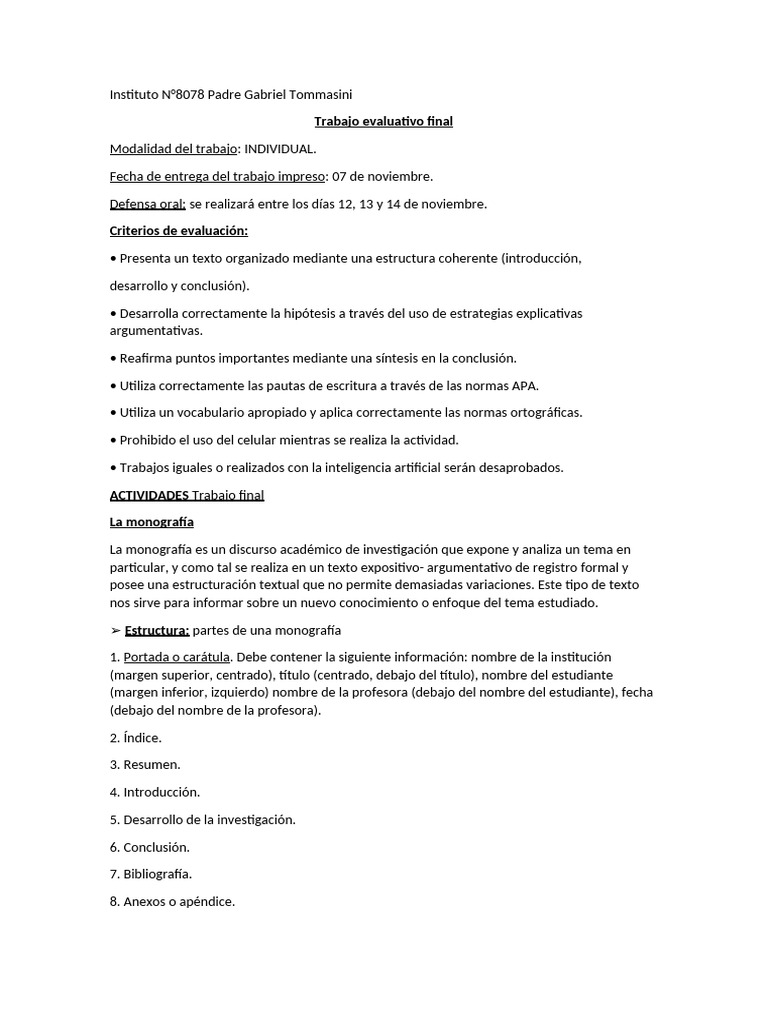 Trabajo Final Estructura | PDF