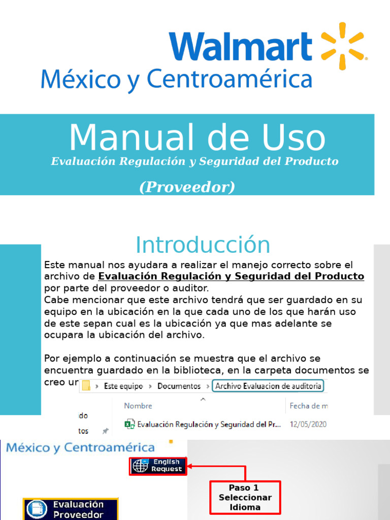 Manual de Uso de Evaluación para Proveedores | PDF | Archivo de computadora | Cuestionario