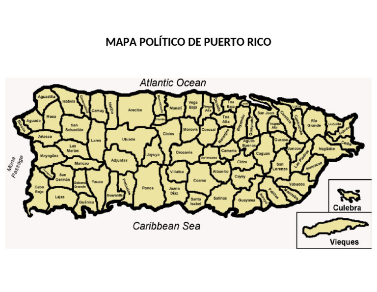 Mapa Politico PR | PDF