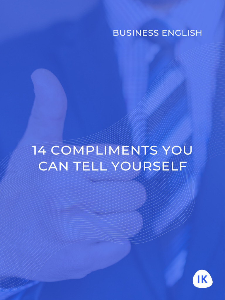 14 Compliments You Can Tell Yourself | PDF