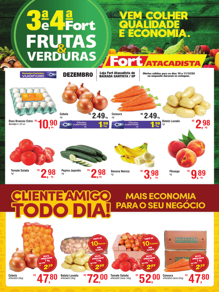 SP_Lamina_FLV_10 e 11_DEZ_24_SANTOS | PDF | Legumes | Alimentos