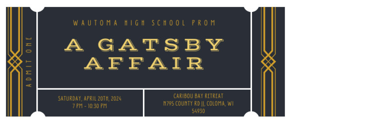 Prom Ticket | PDF