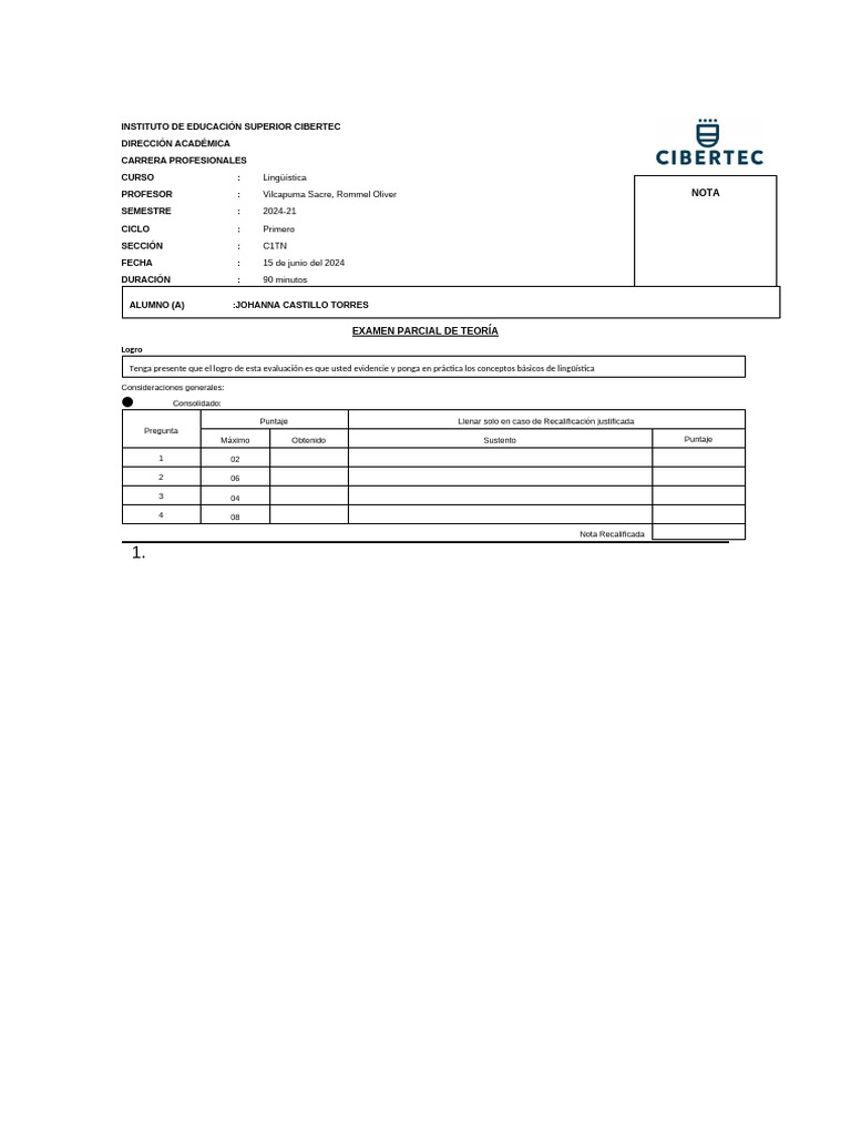 4660 Linguistica (T) c1tn 00 Ep TP Vilcapuma Sacre, Rommel Oliver ...