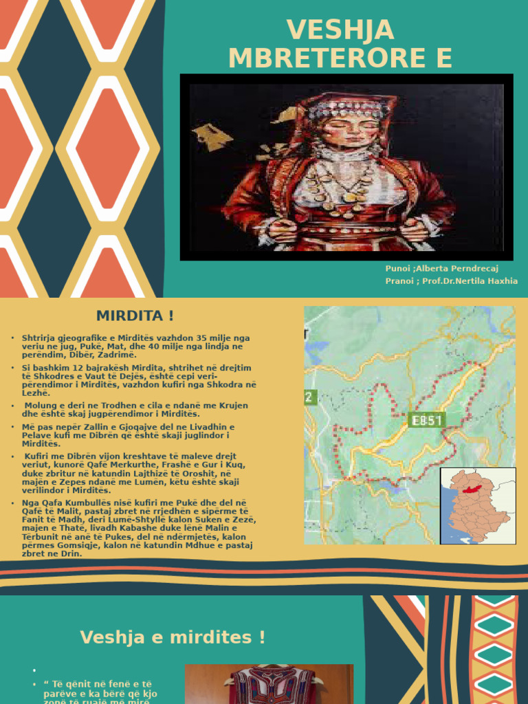 Veshja Mreterore e Mirdites ! Alberta | PDF