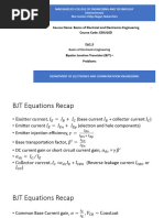 BJT Questions and Solutions Guide | PDF