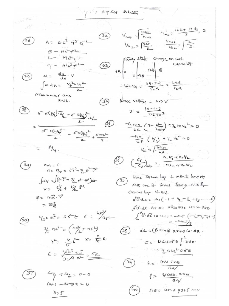 GT-7 Phy Solution | PDF