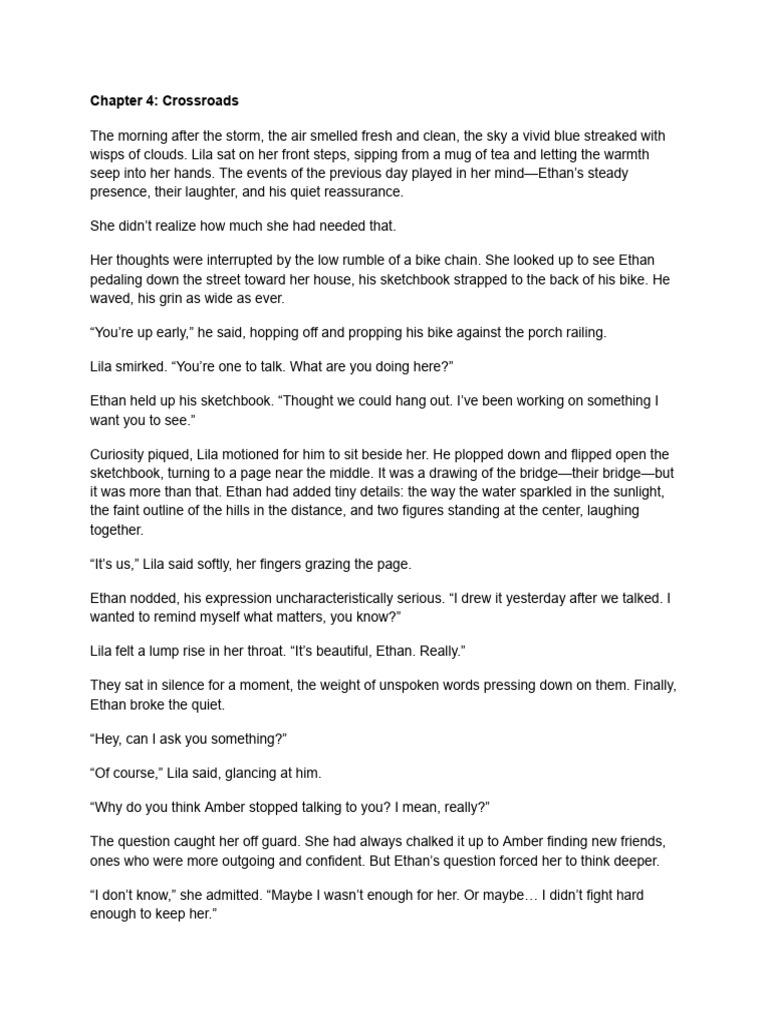 Lila's Journey to Reconnect with Amber | PDF
