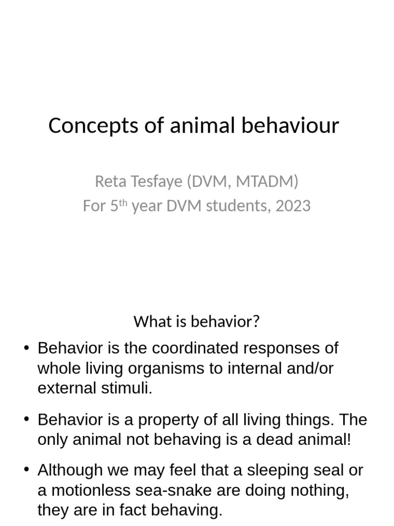 Animal Behavior Concepts Guide | PDF | Ethology | Foraging