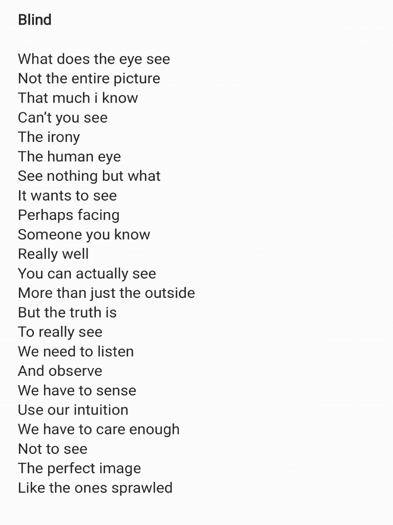 Blind | PDF