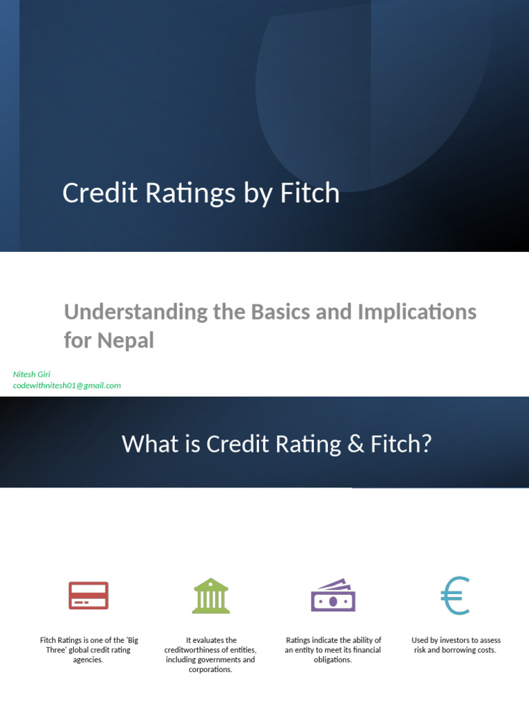 Fitch_Ratings_Nepal_Presentation_Office365 | PDF | Credit Rating | Bond Credit Rating