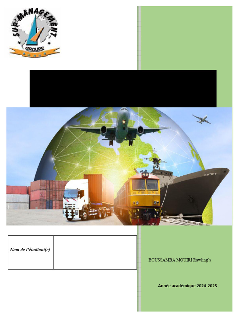 Introduction à La Logistique (2) | PDF | Logistique | Business