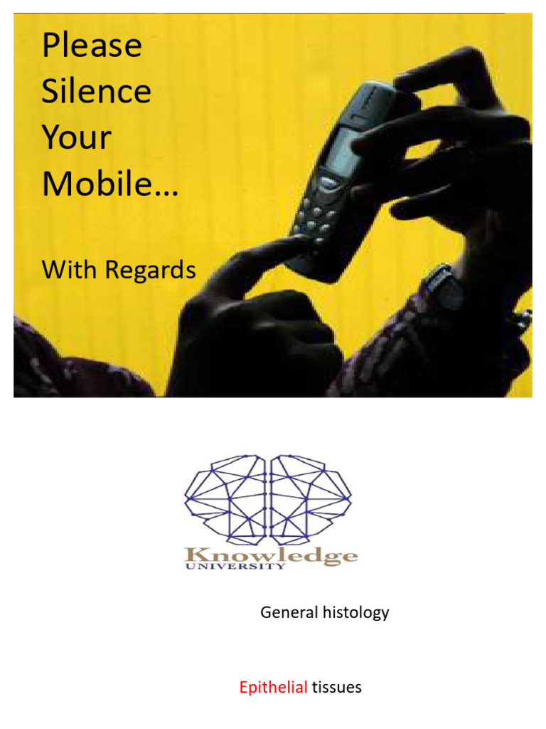 Lec2 | PDF | Epithelium | Tissue (Biology)