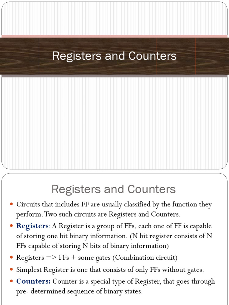 Registers Shift Registers | PDF | Computing | Electrical Circuits