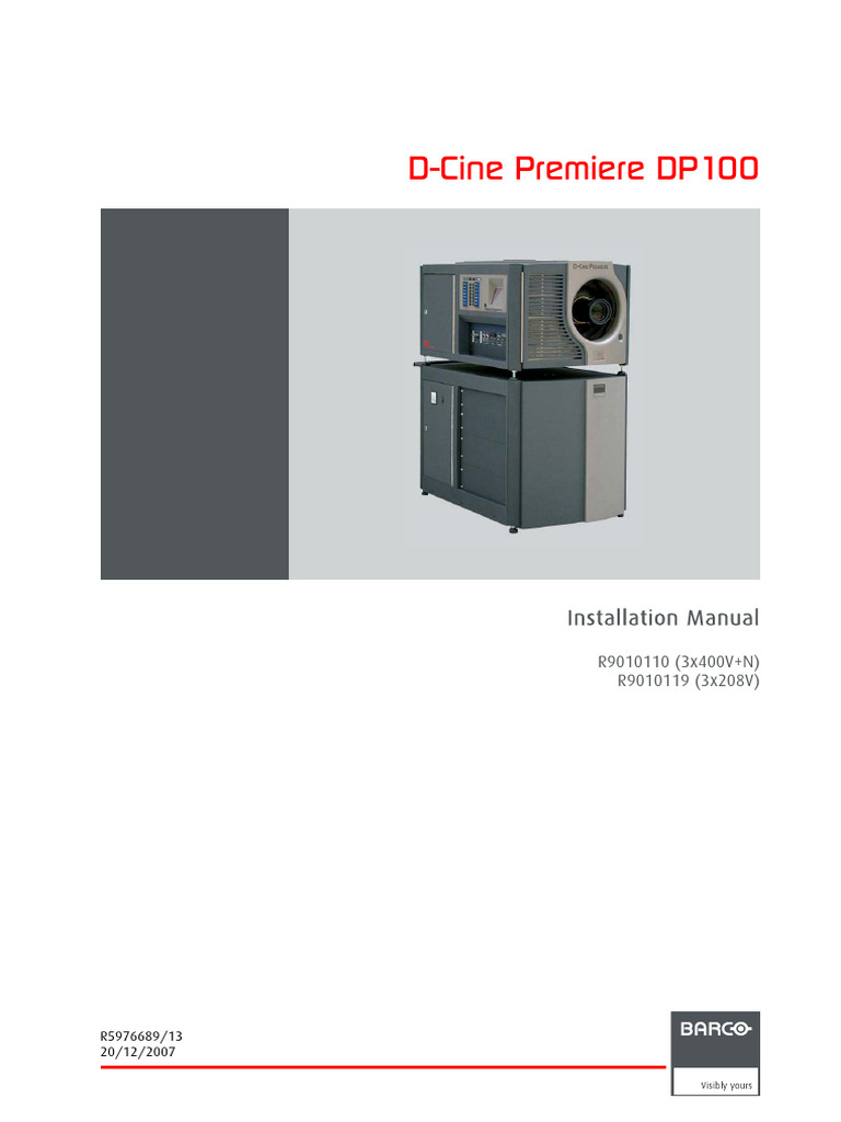 DP100 Installation | PDF | Electromagnetic Interference | Electronics