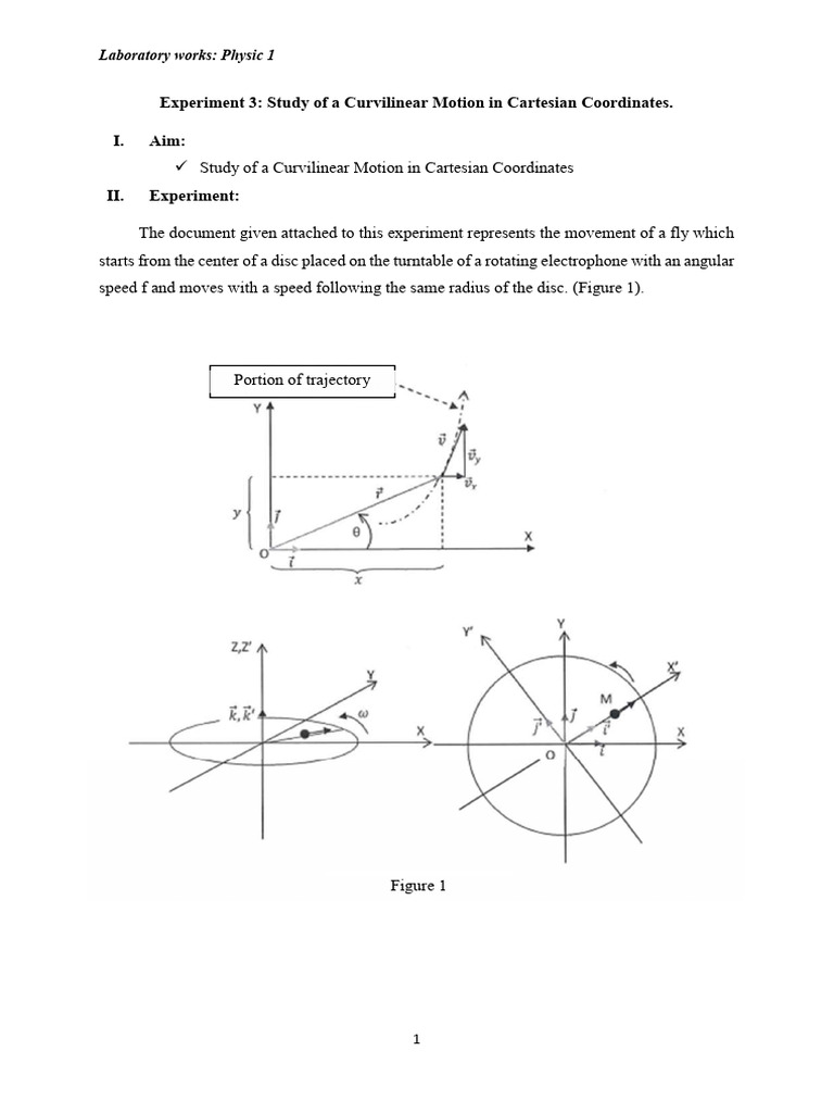 Experiment 3 Annex Pdf Coordinate System Euclidean Vector