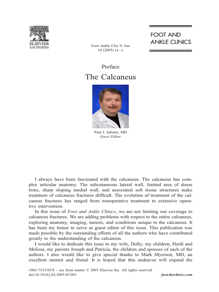 The-Calcaneus FCL | PDF