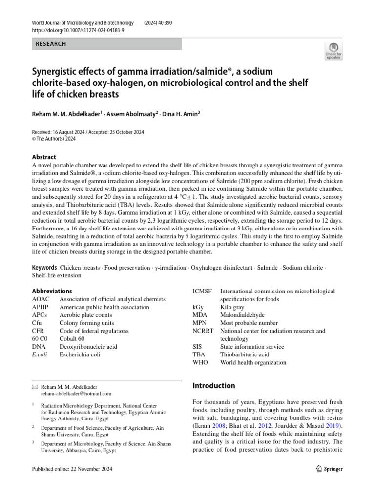 Synergism To Inhibit Foodborne Pathogen | PDF | Food Preservation ...