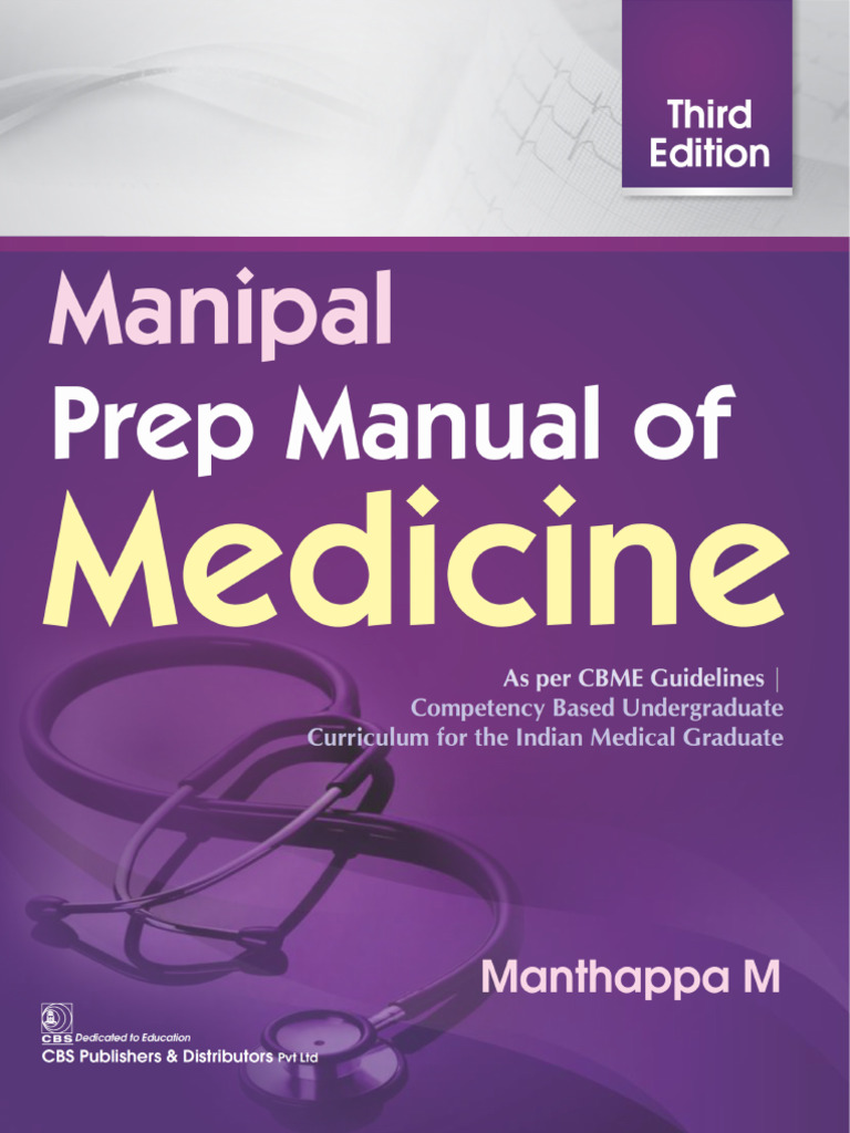 Manipal Prep Manual of Medicine, 3rd Ed. | PDF | Elisa | Antibody