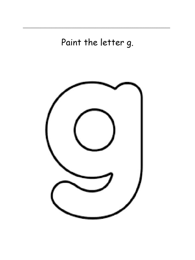 Collage The Letter G | PDF