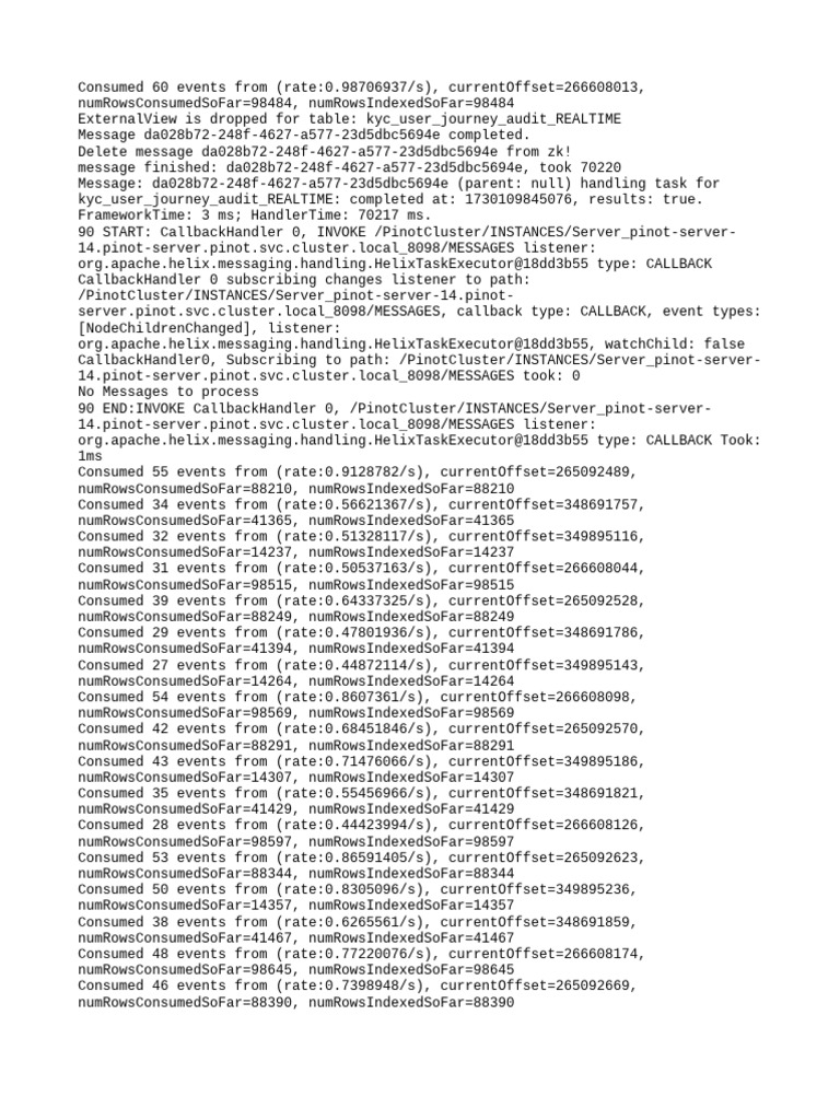 pinot-server-14-logs | PDF | Computing | Software