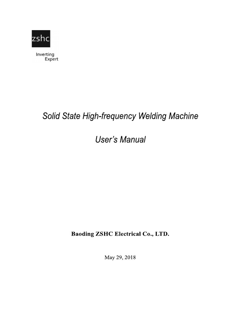Welder Manual | PDF