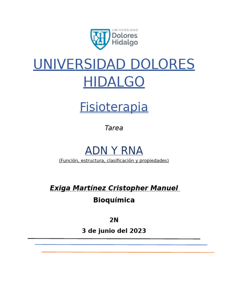 ADN Y RNA | PDF | Rna | Adn