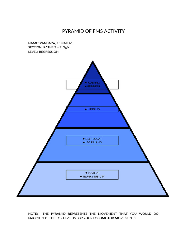 Pyramid of FMS Activity | PDF